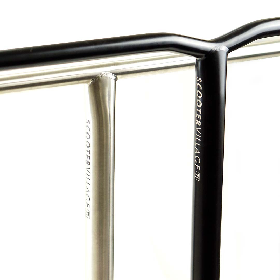 Scooter Village Ti Bars | Y | Satin Black / 650mm