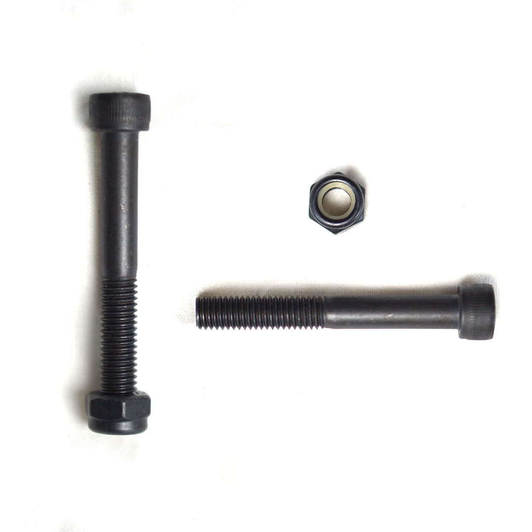 High Tensile Scooter Axle with Lock Nut [Size: 55mm]